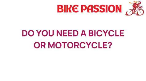 Bicycle Vs Motorcycle Which Ride Is Right For You