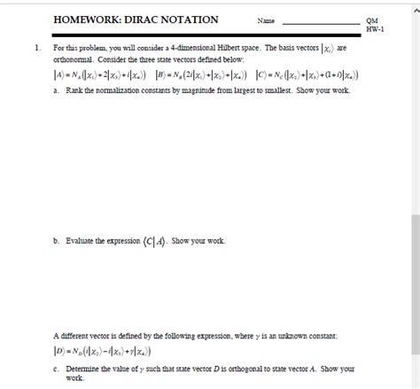 Solved For This Problem You Will Consider A Dimensional Chegg