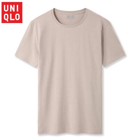優衣庫 Uniqlo 棉質圓領 T 恤 純色 T 恤男士 純色 T 恤女士 蝦皮購物