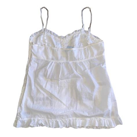 Coquette Button Up Tank Buttons R Strictly Depop