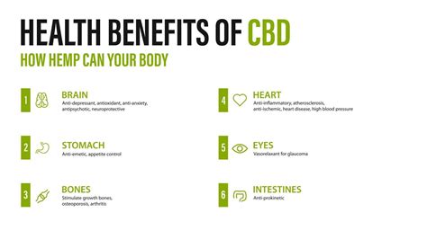 Benefits Of Cbd For Your Body White Poster With Infographic Health Benefits Of Cannabidiol Cbd