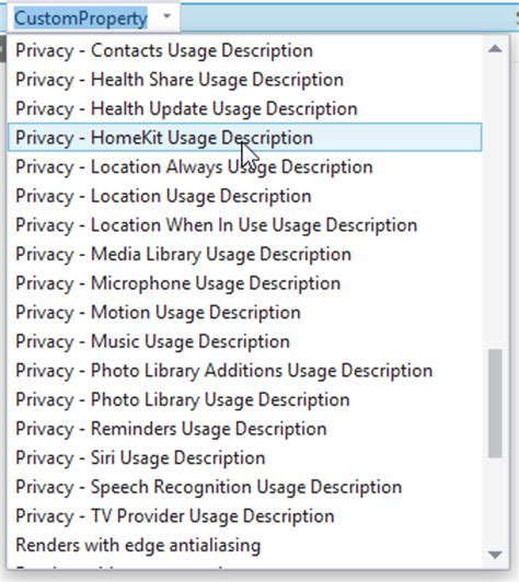 Setting IOS Permission Descriptions In Visual Studio 2017 JimBobBennett