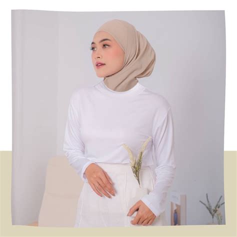 Inner Baju Kain Rayon Premium Inner Baju Perempuan Lengan Panjang Inner