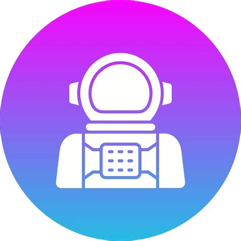 우주비행사 아이콘 프리미엄 벡터