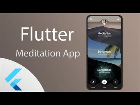 Flutter Meditation UI Concept Speed Coding YouTube Meditation