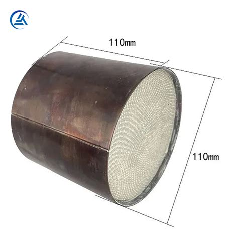 Metal Honeycomb Substrate Three Way Catalyst Exhaust Metal Catalytic