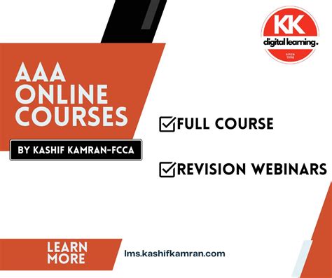 Kashif Kamran On Linkedin Aaa Online Courses By Kashif Kamran Fcca