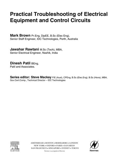 Practical Troubleshooting Of Electrical Equipment And Control Circuits Premiumjs Store