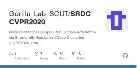 Github Gorilla Lab Scutsrdc Cvpr2020 Code Release For Unsupervised Domain Adaptation Via