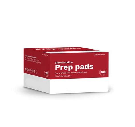 2 Chlorhexidine Prep Pads Antiseptic Skin Cleansing Before Surgery