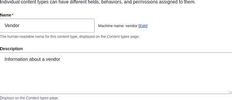 61 Adding A Content Type Chapter 6 Setting Up Content Structure Drupal User Guide Guide