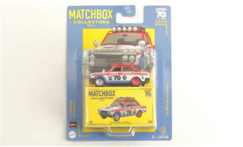 Diecast Model Cars Datsun 510 164 Matchbox Rally 1970