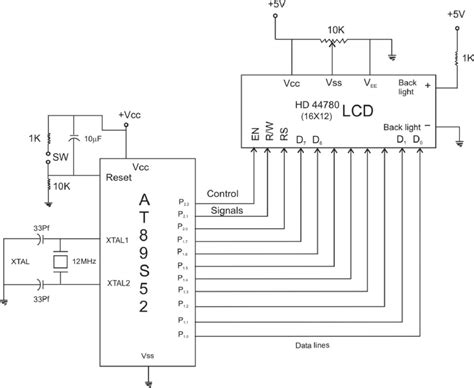8051 Ic Circuit Diagram