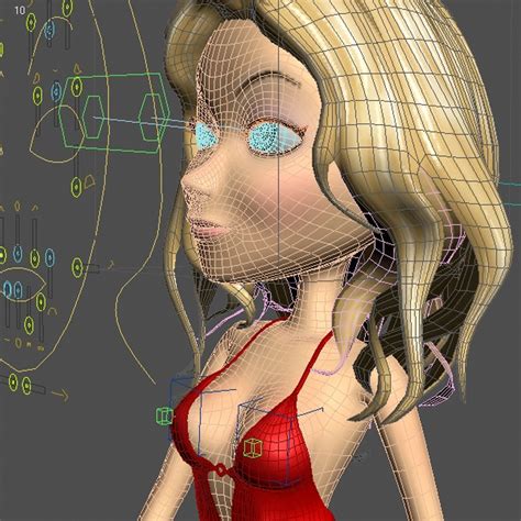Cleavage Cartoon Character