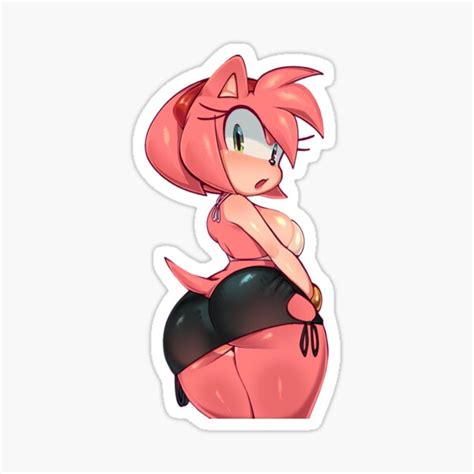 Amy Rose Sexy Sticker For Sale By Ichig8miruku Redbubble