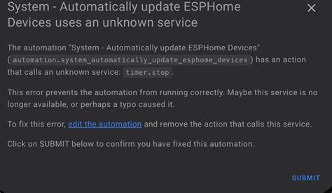 auto update esphome devices via automation configuration home