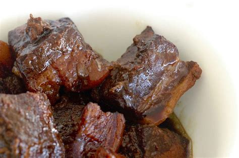 Flavor Explosions Blog Archive Braised Pork Belly In Dark Soy Sauce