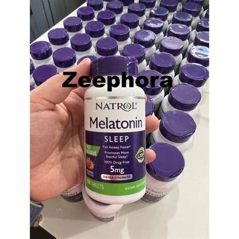 Natrol Melatonin 5 Mg Fast Dissolve Tablets 250 Tablets Lazada Ph