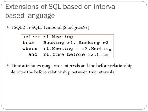 Ppt Temporal Databases Powerpoint Presentation Free Download Id209605