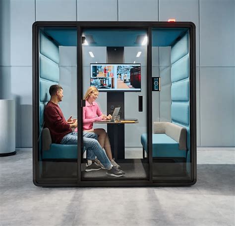 Hushfree Team Pod Collaboration Space My Office Pod