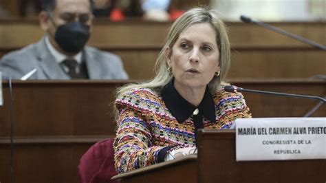 María Del Carmen Alva Fue Elegida Presidenta De La Comisión De