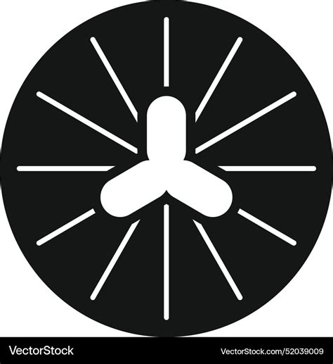 Drone Propeller Rotating With Blades Generating Vector Image
