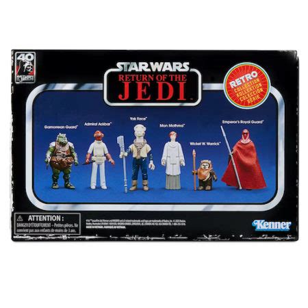 Star Wars Return Of The Jedi Retro Collection Action Figure Set By