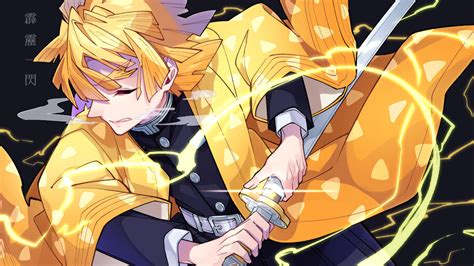 Zenitsu Kimetsu No Yaiba Breath Of Thunder 4k 5727 Zenitsu Thunder