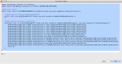 transform editor