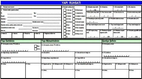 Yapı ruhsatı örneği Emlak Yaşam