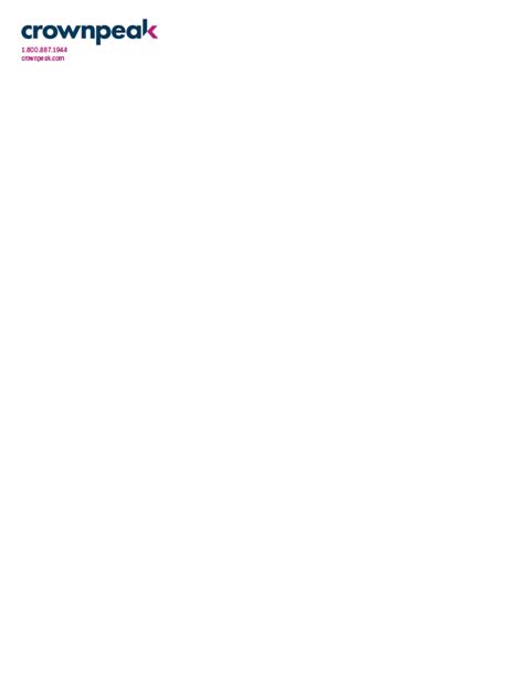Crownpeak Styleguide