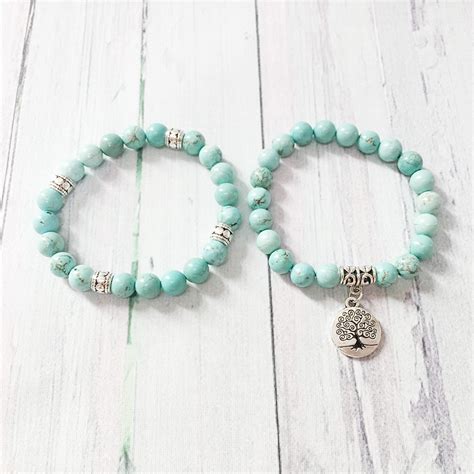 Bracelet Duo Arbre De Vie Turquoise BIJOUX ZEN BRACELETS
