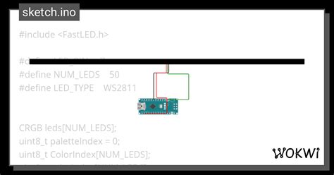 Fast Led Color Fade Wokwi Esp32 Stm32 Arduino Simulator