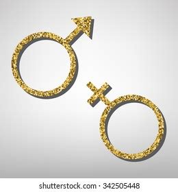 Sex Symbol Illustration Golden Icon Stock Illustration Shutterstock