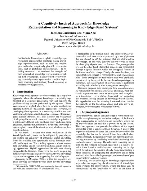 pdf a cognitively inspired approach for knowledge representation and