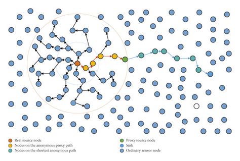 an anonymous path to protect the privacy of the source location