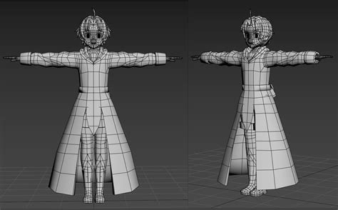Rudeus Mushoku Tensei Vrchat Oculus Quest 2 3d Model Rigged Cgtrader