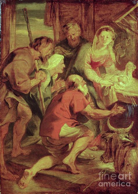 Adoration Of The Shepherds By Peter Paul Rubens