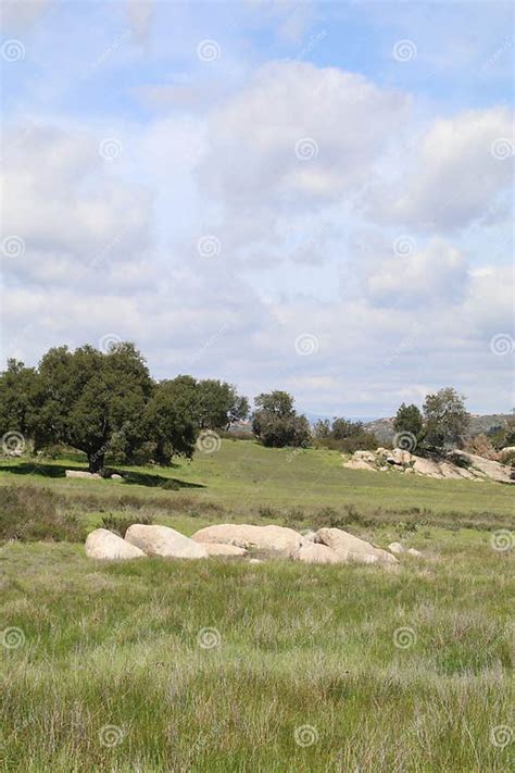California Scenery Highland Valley Wildlife Preserve In Ramona Stock