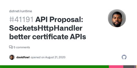Api Proposal Socketshandler Better Certificate Apis · Issue 41191