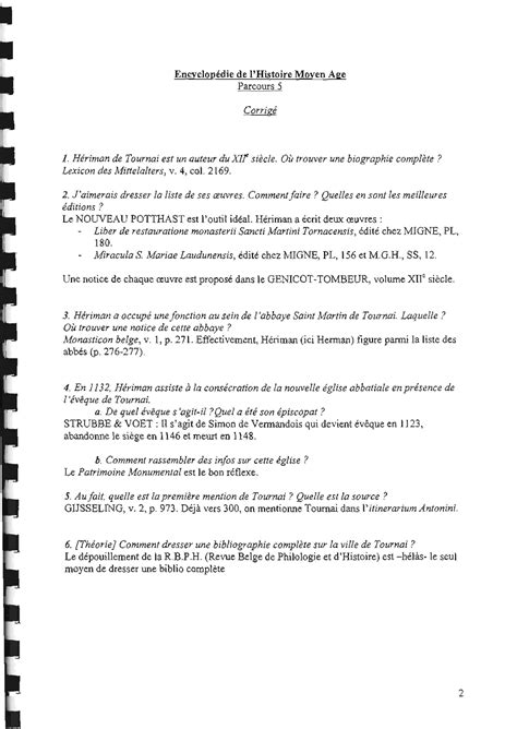 Notes Sur Lencyclopédie Dhistoire Le Moyen Age 3° Partie Docsity