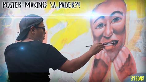 Poster Making Sa Pader Mural Art Philippines Youtube