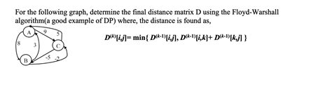 Solved For The Following Graph Determine The Final Distance Chegg