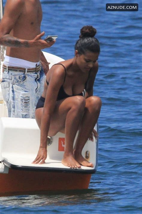 Tina Kunakey Shows Off Her Sexy Bikini Body While On Vacation With