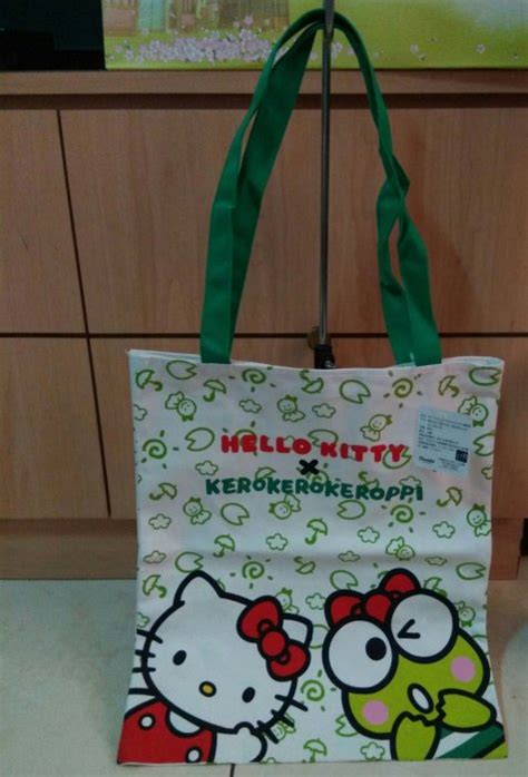 Kitty 購物袋（全新）可放a4大小 Yahoo拍賣