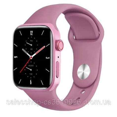 Смарт Часы М7 Plus 44mm Фитнес браслет Series 7 Apl Watch розовый Smar ...