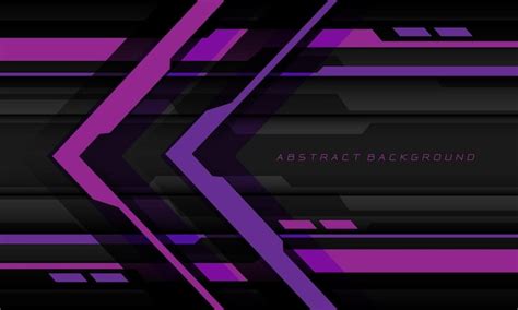 Premium Vector Abstract Purple Cyber Arrow Direction Geometric Design Modern Future Technology