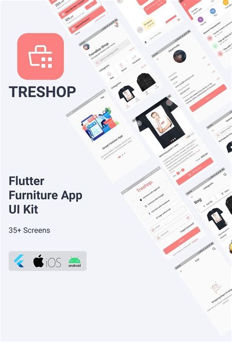 Treshop Flutter Ecommerce Ui Kit Code Market