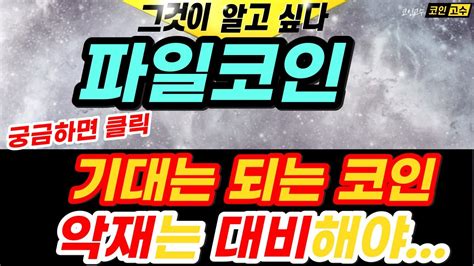 파일코인 기대는 되는 코인입니다 하지만 악재는 대비 하셔야지요 파일코인 파일코인전망 파일코인시세 파일코인목표가 파일