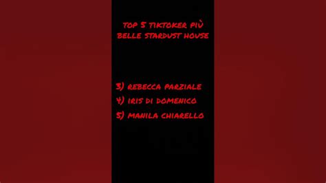 5 Tiktoker Più Belle Stardust House Youtube